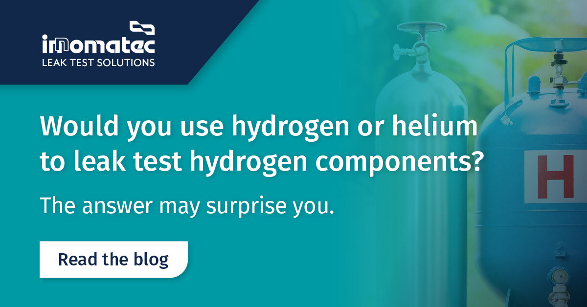 Why You Should Use Helium to Test Hydrogen Components